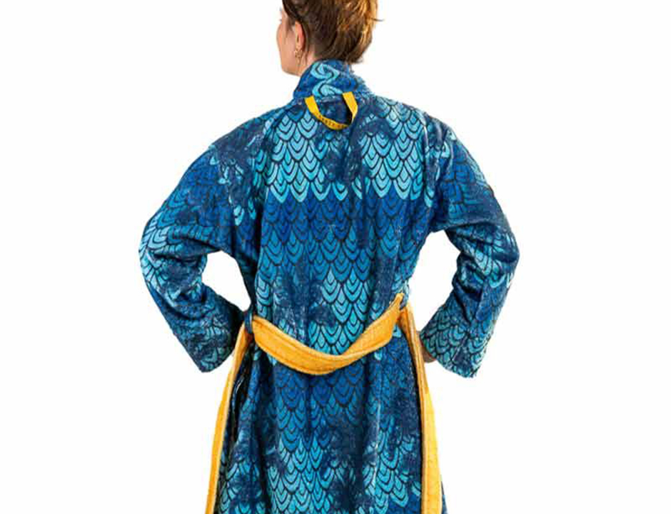 De coolste blauwe badjassen