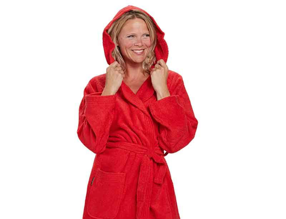 Ochtendjas met capuchon