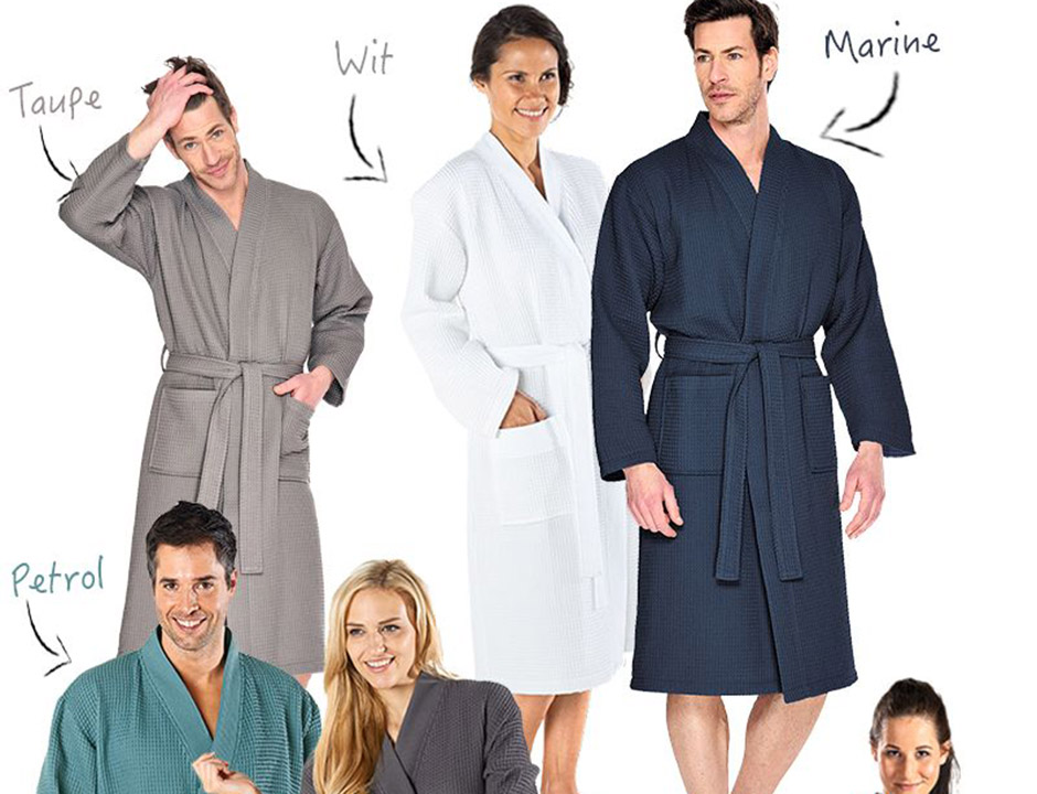 Unieke badjas designs voor in je hotel of B&B